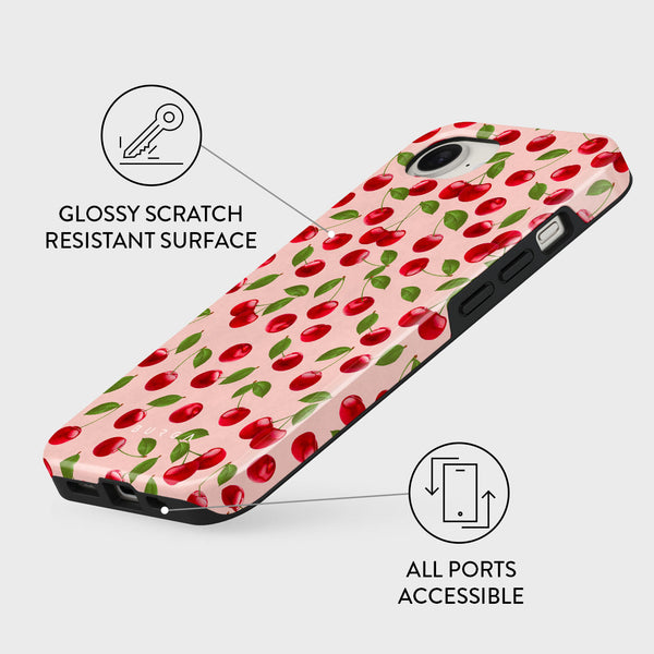 Afternoon Treat - Cherry iPhone 16e Case | BURGA