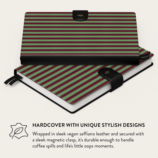 Peppermint - Saffiano Leather Infinity Planner | BURGA