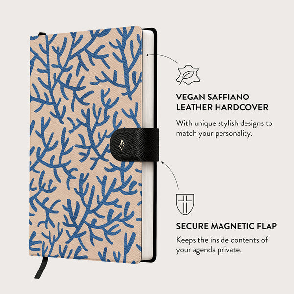 Vitamin Sea - Saffiano Leather Journal Notebook | BURGA