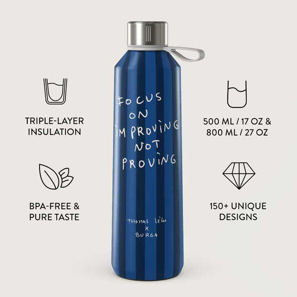 Focus On - Stainless Steel Water Bottle | BURGA